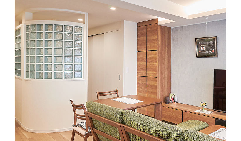 キッチン・ダイニング・リビング | 収納の課題をクリア、 デザインも機能もご夫婦好みに | リフォーム事例1000! | Panasonic